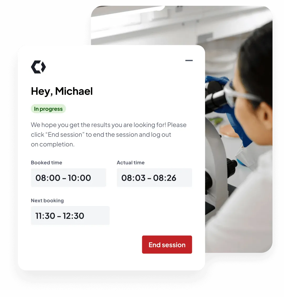Clustermarket's real-time tracking app LabTrack