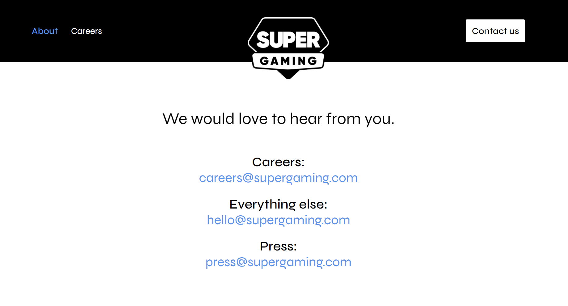 Contact | SuperGaming