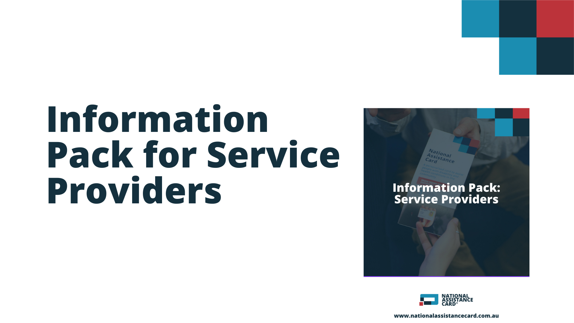 Information for Service Providers | National Assistance Card