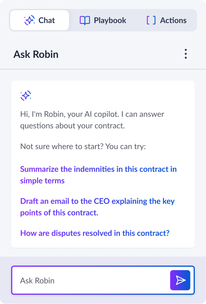 Robin AI | Review Contracts 80% Faster | Legal AI