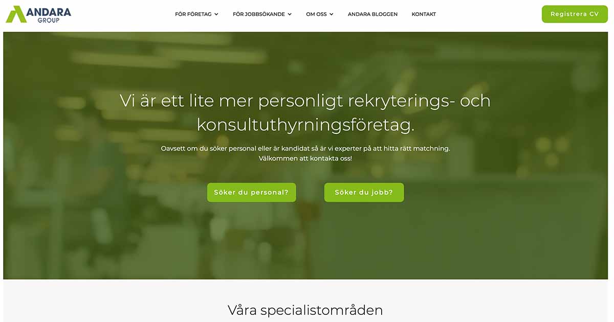 Andara Konsultuthyrning & Rekrytering