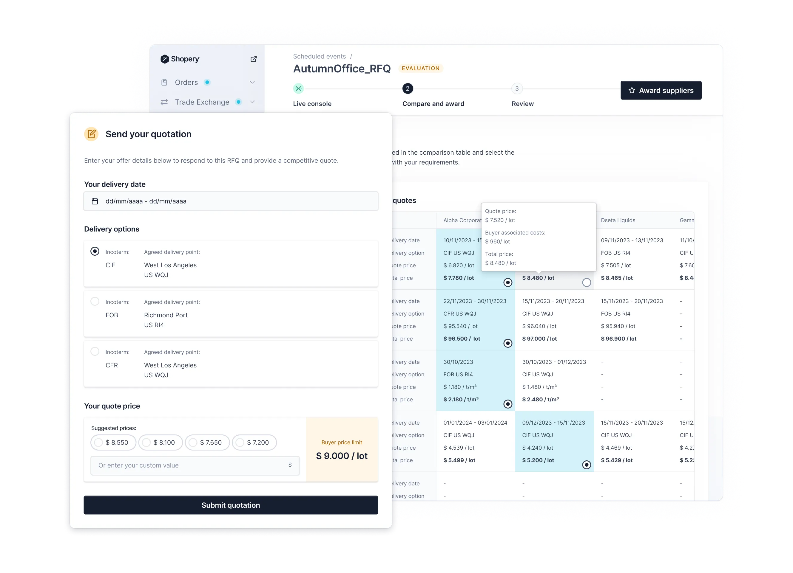 Revolutionize procurement: RFQ solution