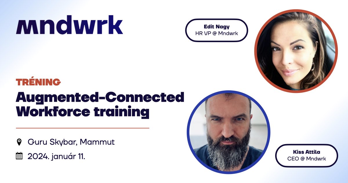 Augmented-Connected Workforce training HU