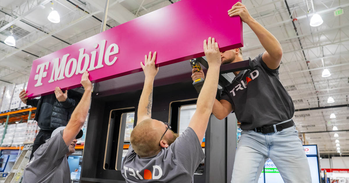 Triad makes T-Mobile’s store-within-a-store a reality. - Triad MFG