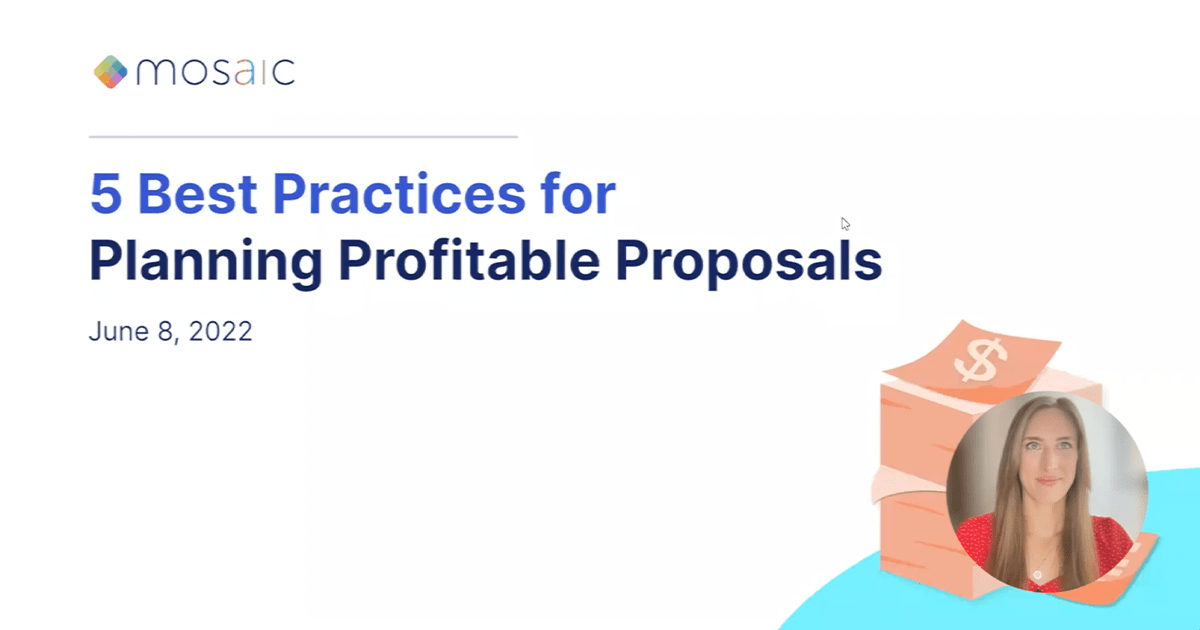 5 Best Practices for Planning Profitable Proposals