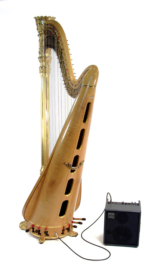 Dusty Pedal Harp Pickup Video Demonstration | Dusty Strings