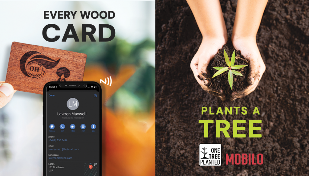 Mobilo | The Mobilo Wood Card, making networking smart and sustainable