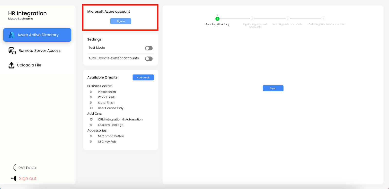 Mobilo | Support articles - Microsoft Azure Integration