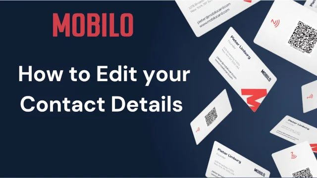 Mobilo | Support videos - How to edit your contact details