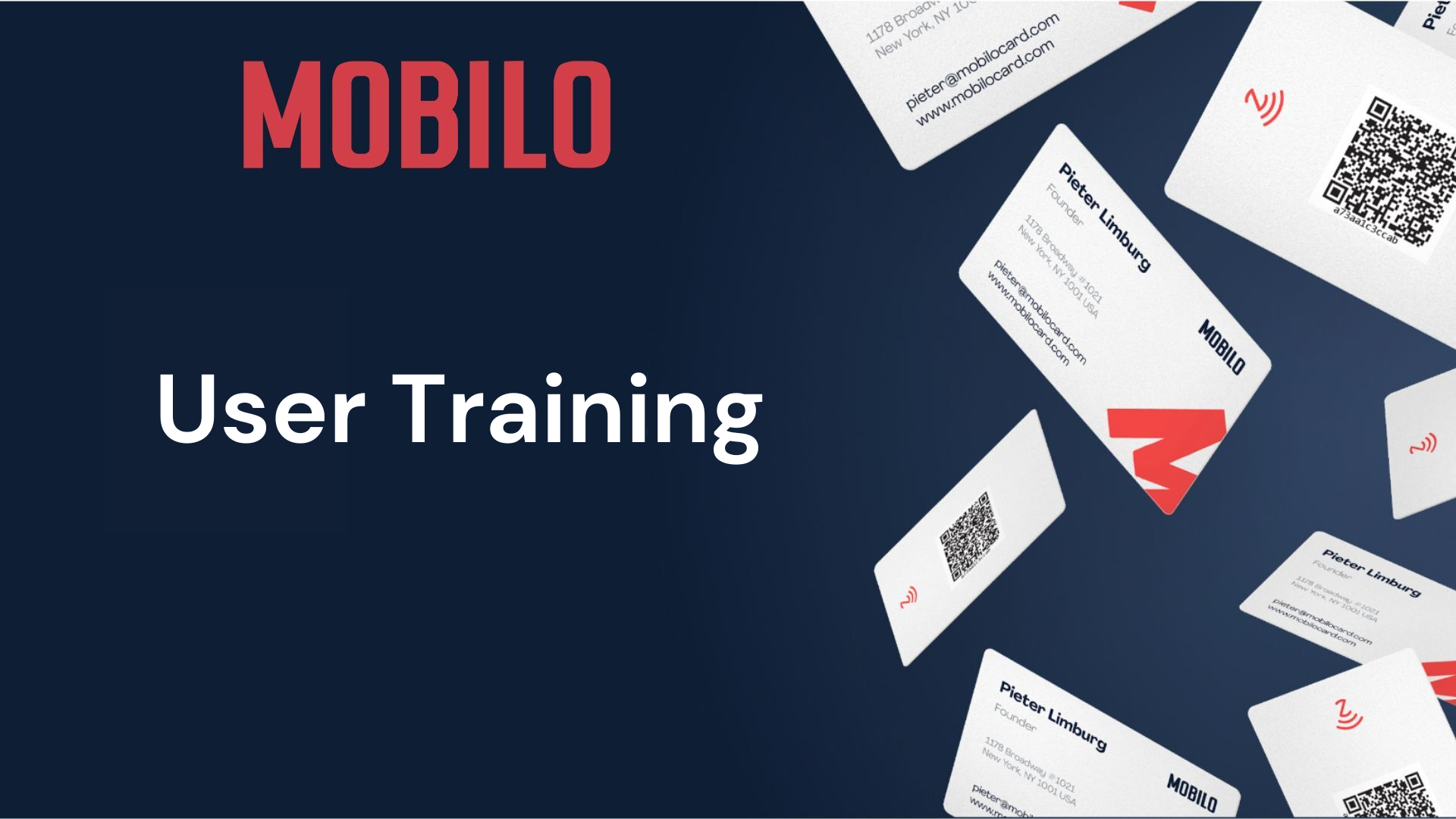 Mobilo | Support videos - User Training