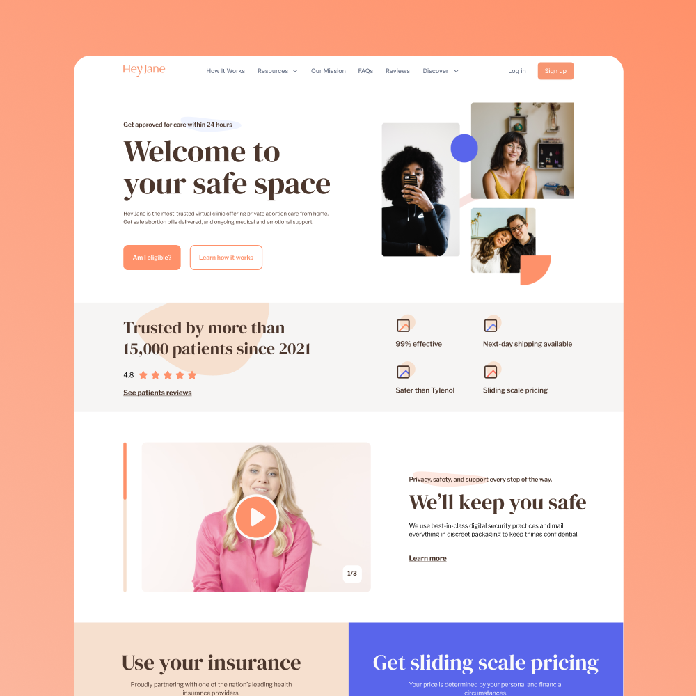 Hey Jane Website & Platform - Kevin Arleo