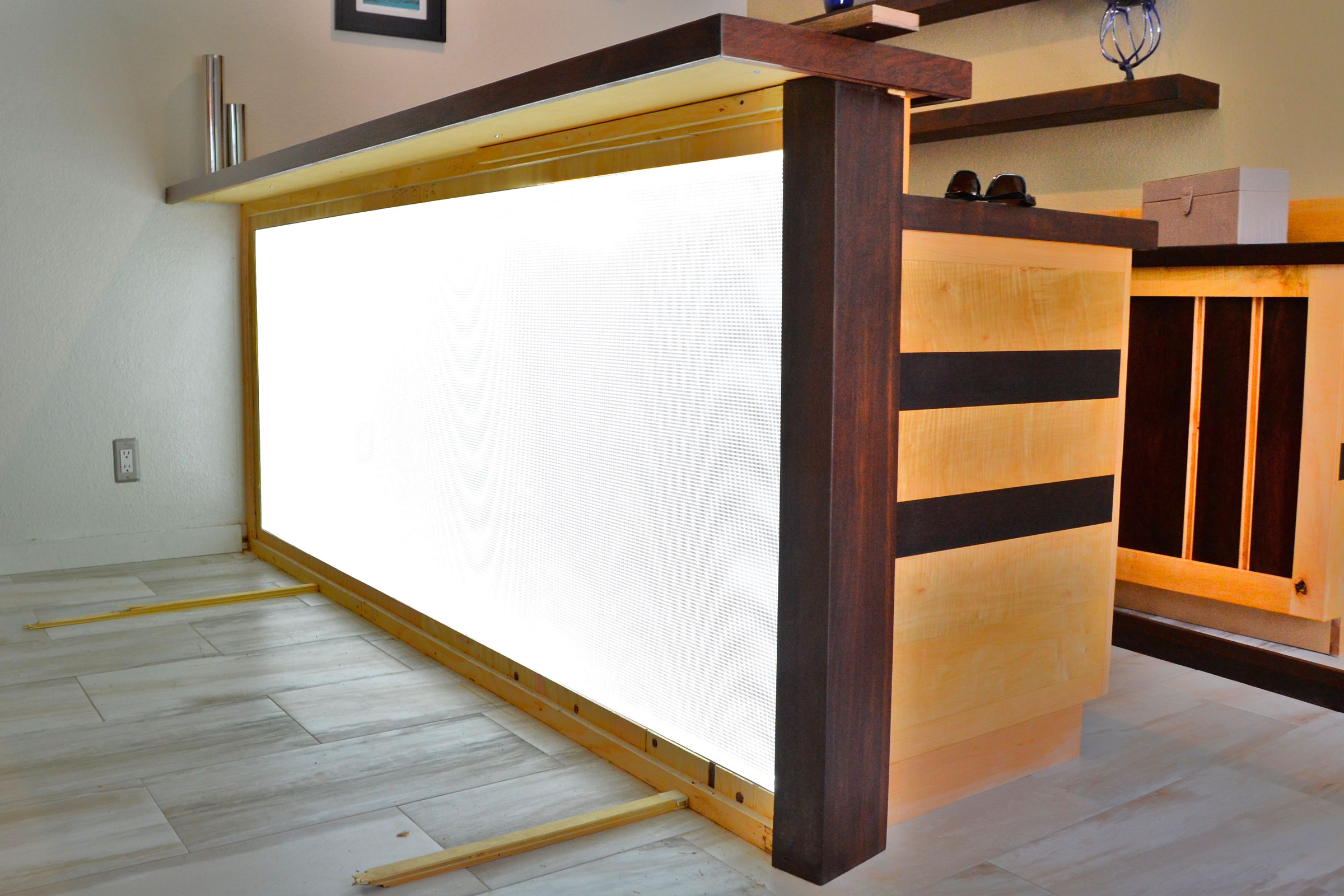 Backlit Onyx Bar