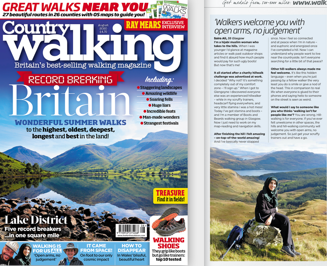 Featured in Country Walking magazine - Boots and Beards Blog