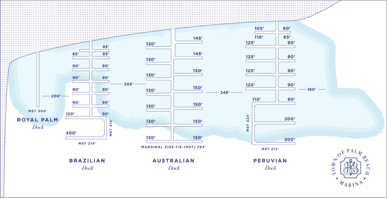 Marina Maps | Town of Palm Beach Marina