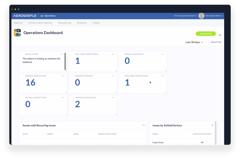 Airport Operations Software | Aerosimple
