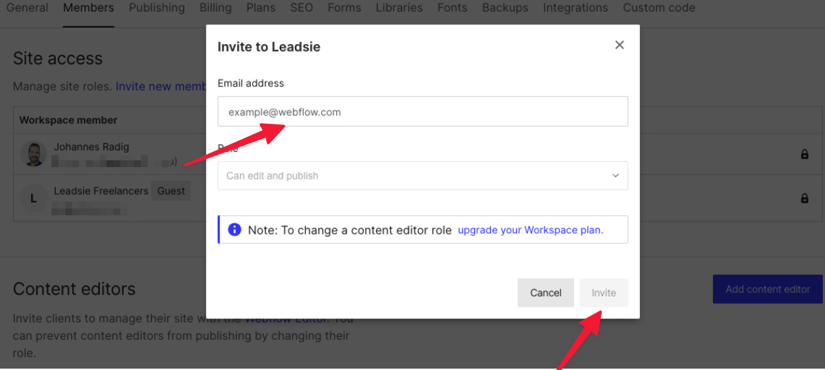 How to Give and Request Access to Webflow in 2024
