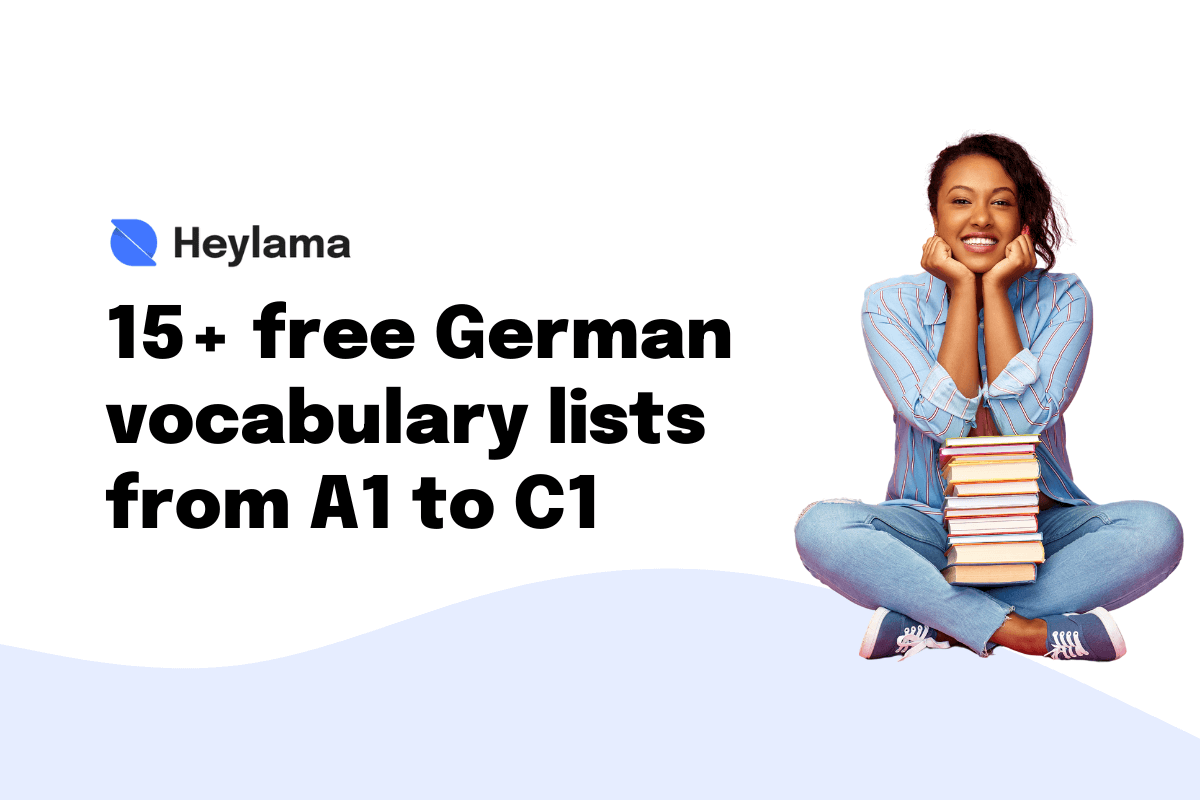 15+ free German vocabulary lists from A1 to C1