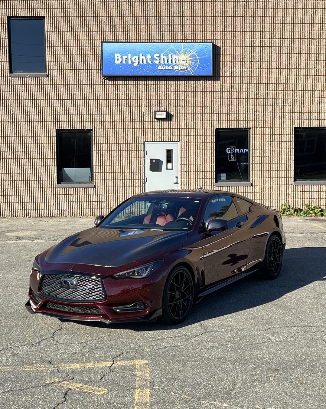 Infiniti Infiniti Q60 Red Sport Vinyl Wrap