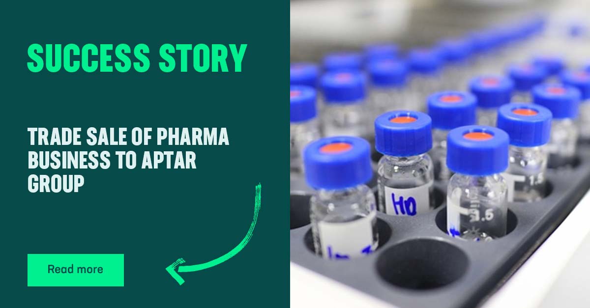 Trade sale of pharma business to Aptar Group - Shaw & Co