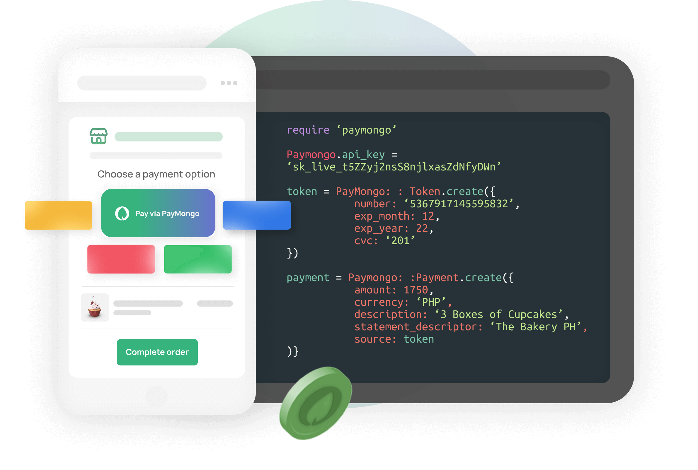 Accept payments through our products