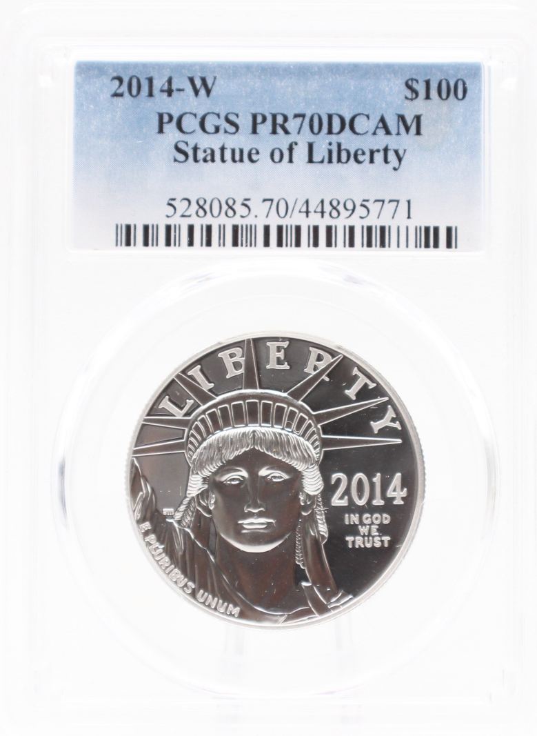 2014-W PCGS PF70 $100 Platinum American Eagle