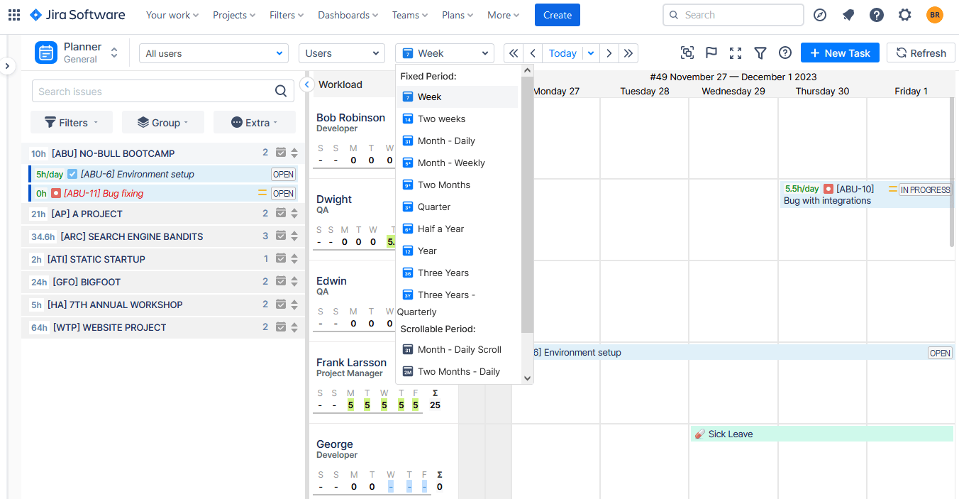 How to Create a Jira Team Board with ActivityTimeline? | ActivityTimeline