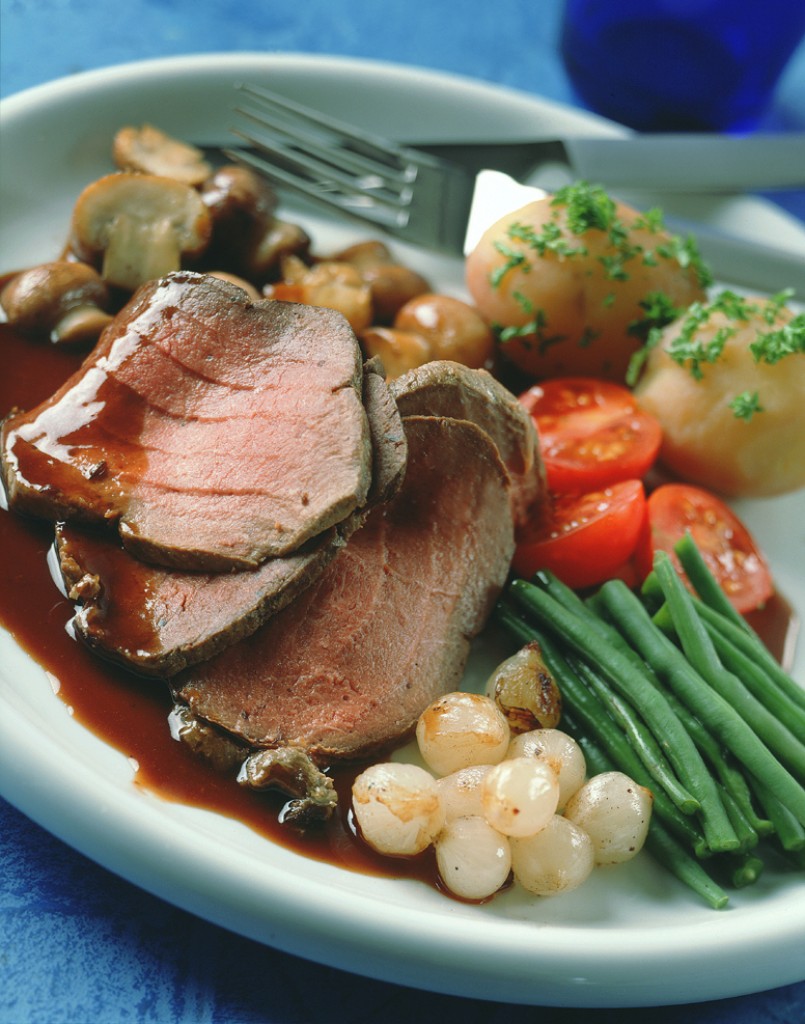 Rødvinsmarinert hvalbiff