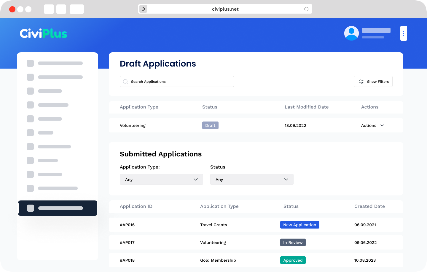CiviPlus For Grants and Awards