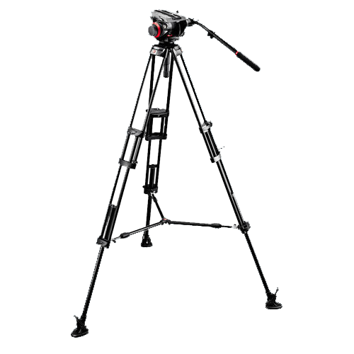 Manfrotto 546B Pro Video Tripod + Manfrotto 504HD Fluid Video Head for ...