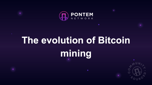 The evolution of Bitcoin mining