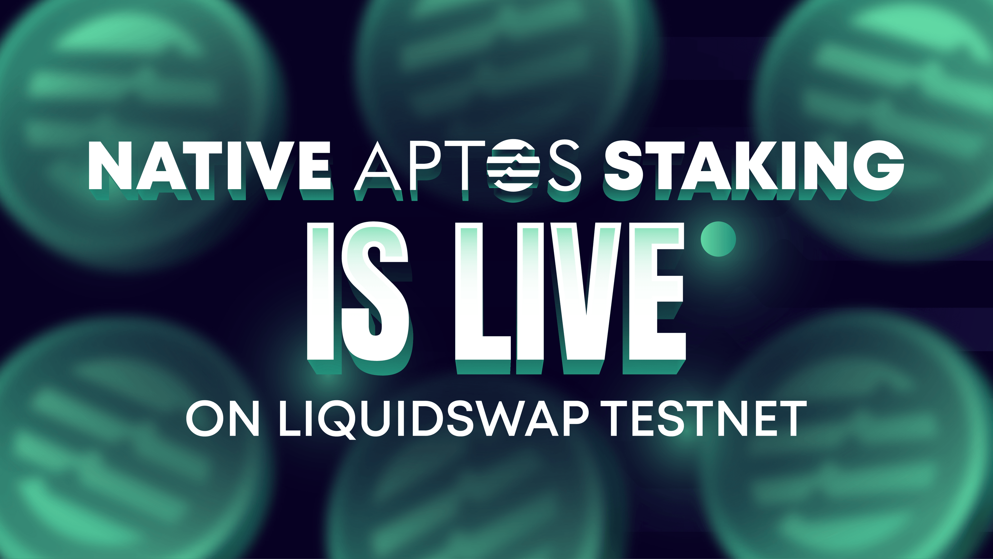 Native Aptos Staking is Live on Liquidswap Testnet