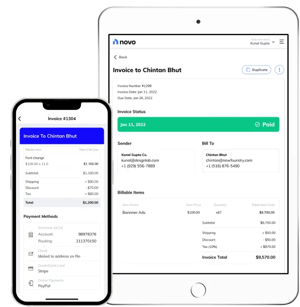 Business Banking Built for Content Creators | Novo