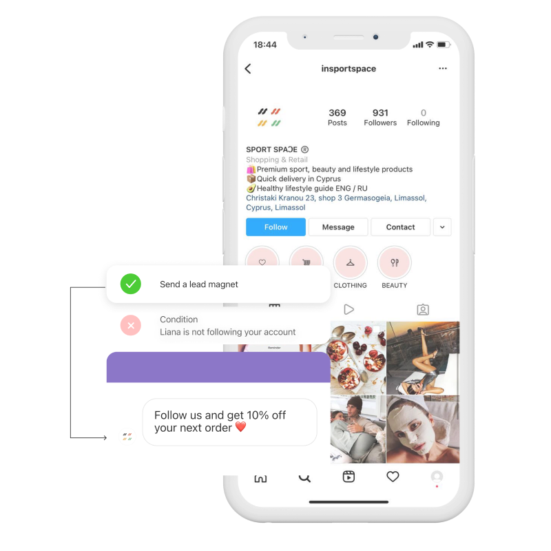 Instagram Chatbot and DM Automation Tool | BotHelp