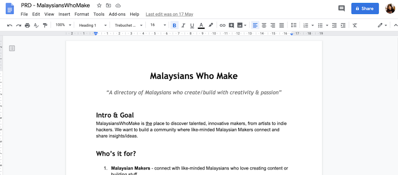 How I built Malaysians Who Make | Rachel How