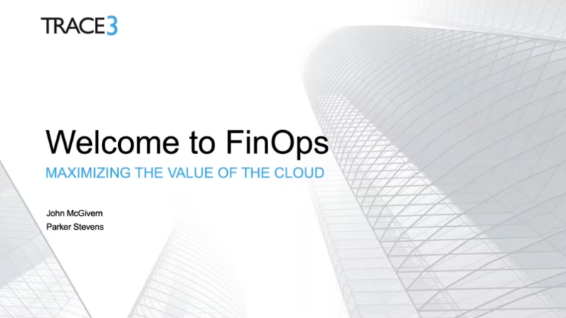 Cloud FinOps Consulting | Trace3 Cloud