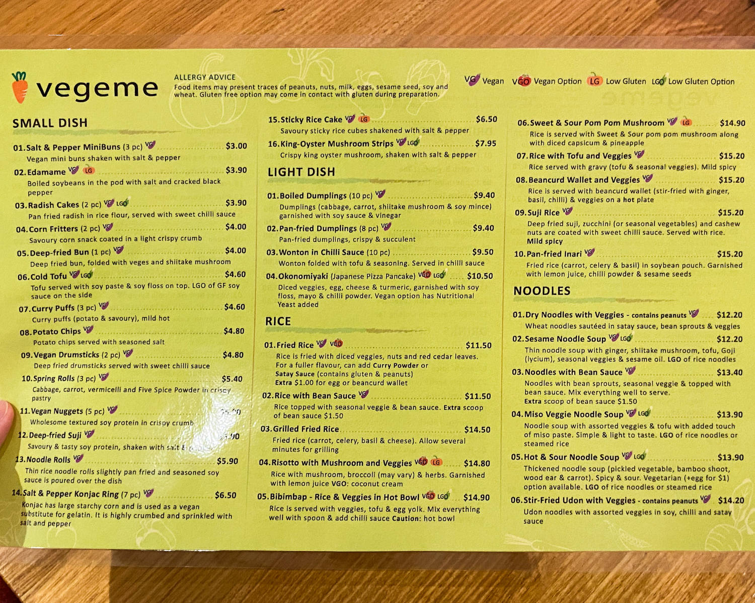 Vegeme - Menu, Food Photos & Recommended Dish - Brisbane
