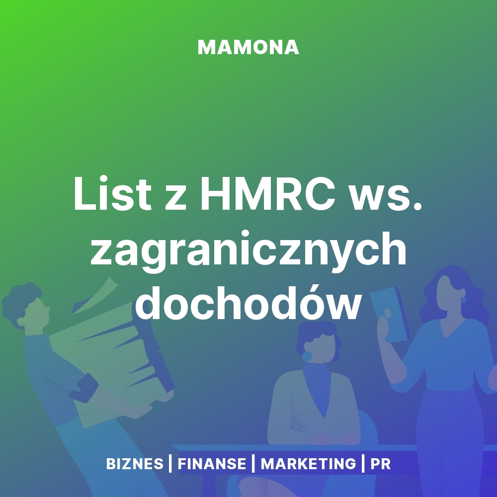 List z HMRC w sprawie Tax Disclosure