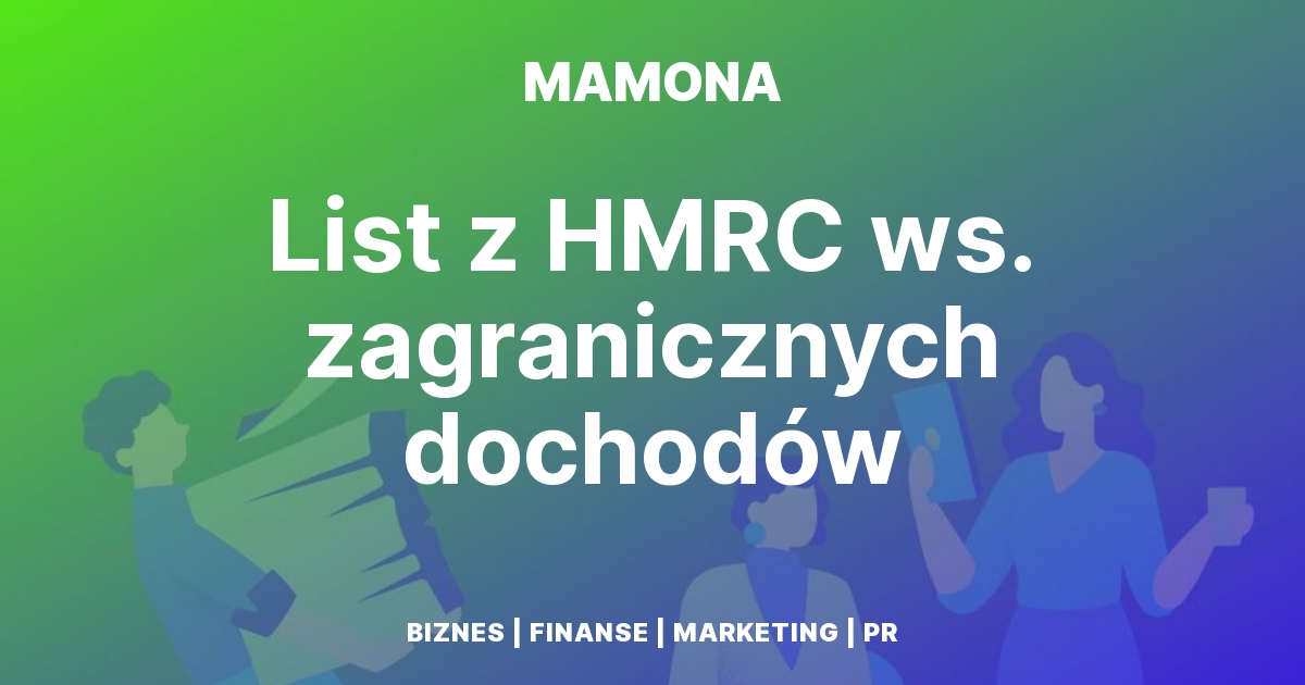 List z HMRC w sprawie Tax Disclosure