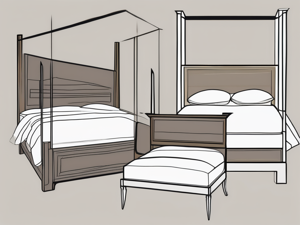 Ethan Ellen bed frames versus Mathis Brothers Furniture bed frames versus Quagga Designs bed frames