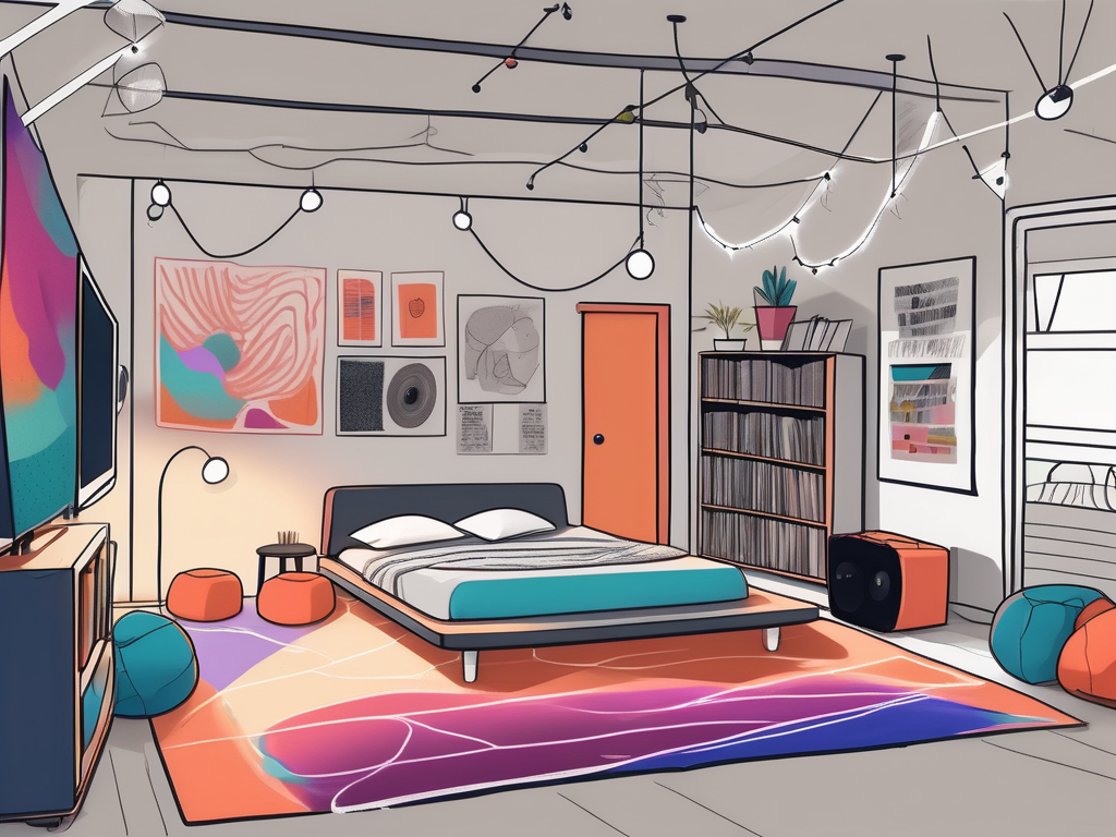 Cool and Creative Teen Hangout Room Ideas for a Vibrant and Colorful Space