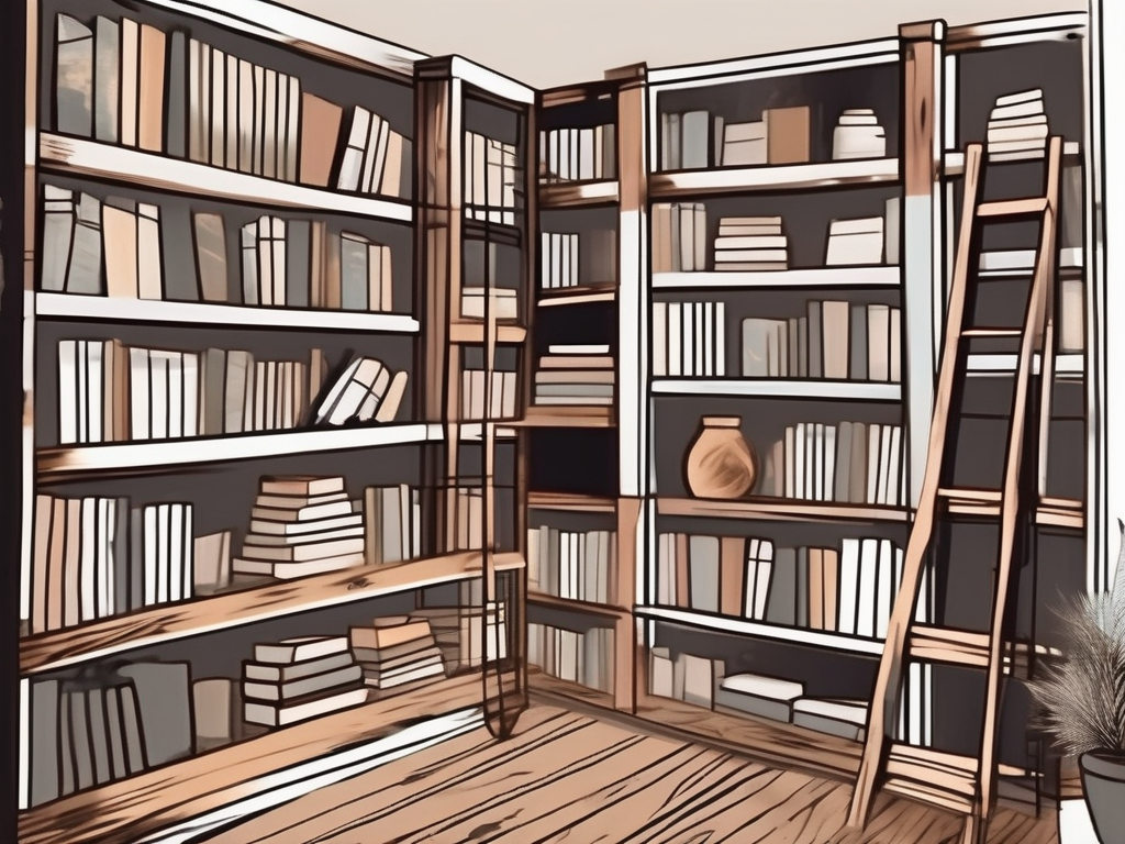 10 Rustic Bookshelf Ideas to Add Charm to Your Home Library