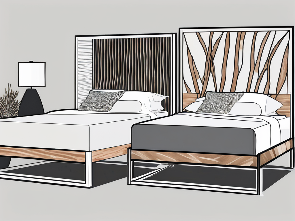 Comparing the Stiles Bed by AllModern with a Quagga Designs Bed Frame