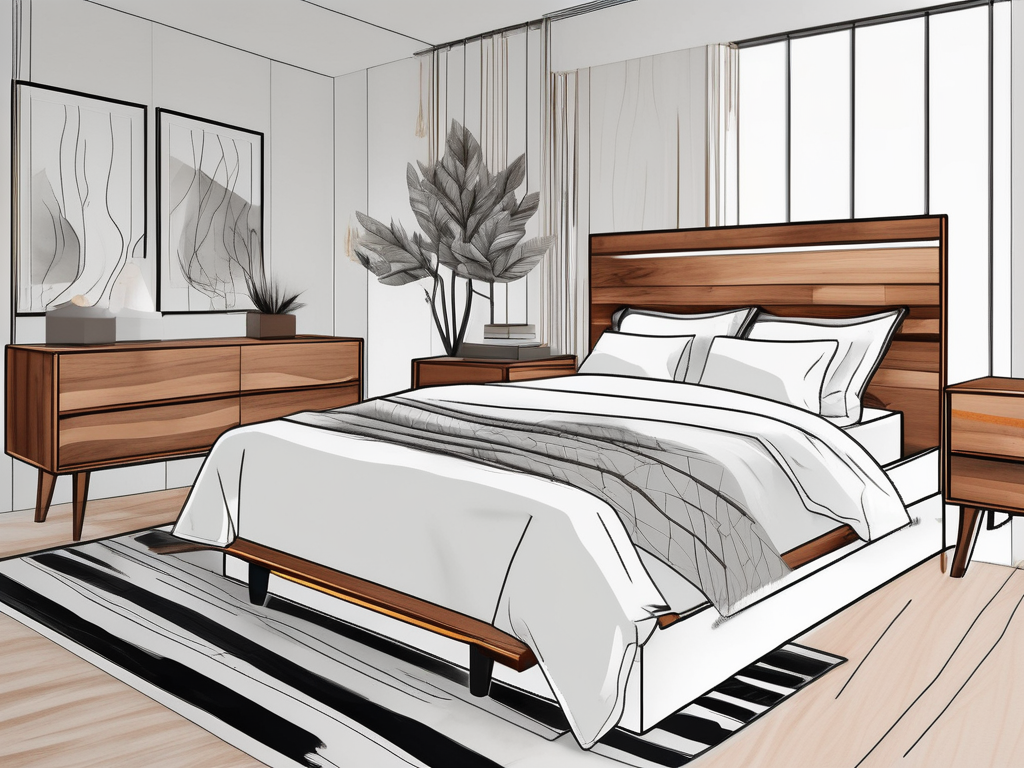 Comparing the Solid Wood Bed by AllModern with a Quagga Designs Bed Frame