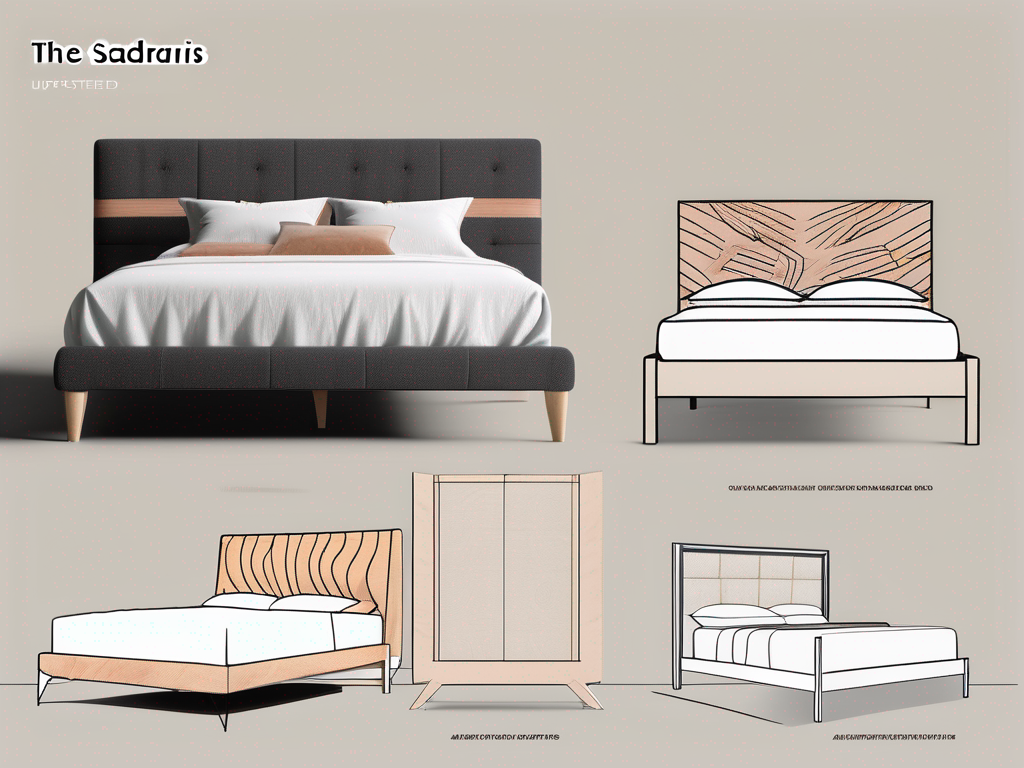 Comparing the Sadarius Upholstered Bed by AllModern to a Quagga Designs ...
