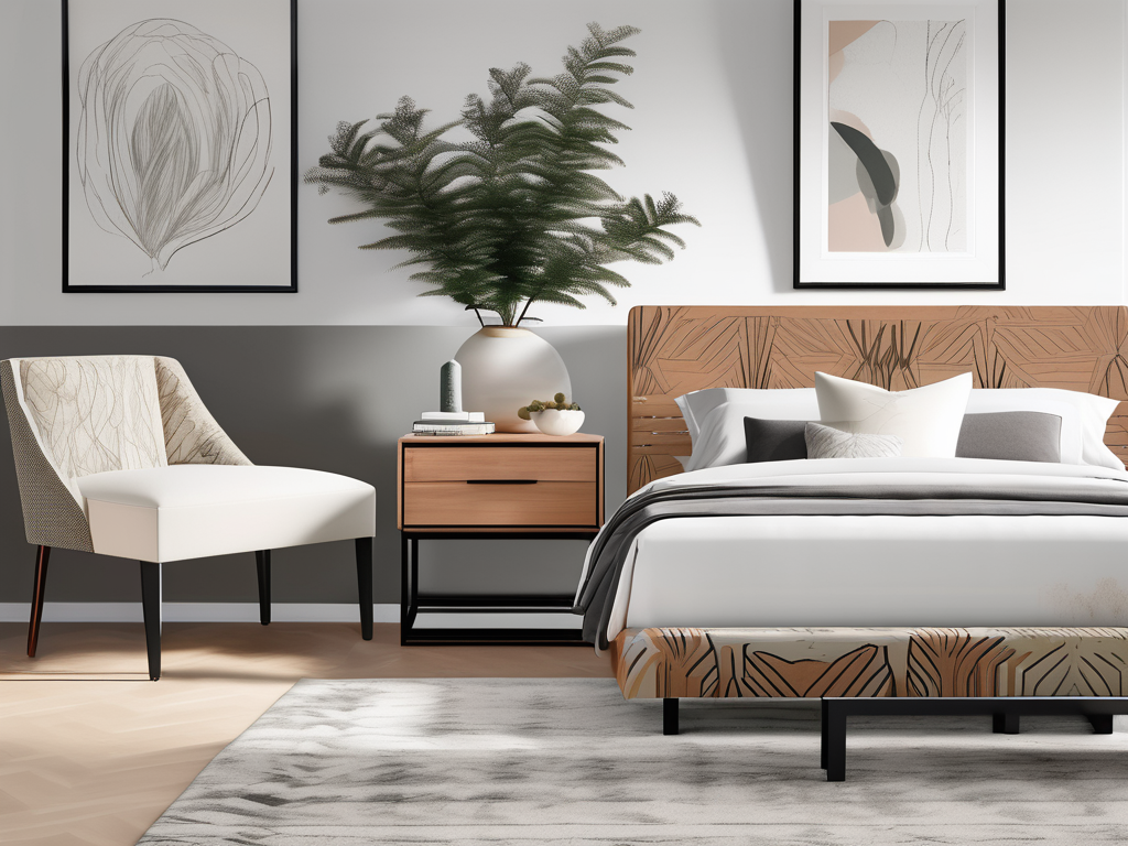 Comparing the Laurent Upholstered Bed by AllModern with a Quagga ...