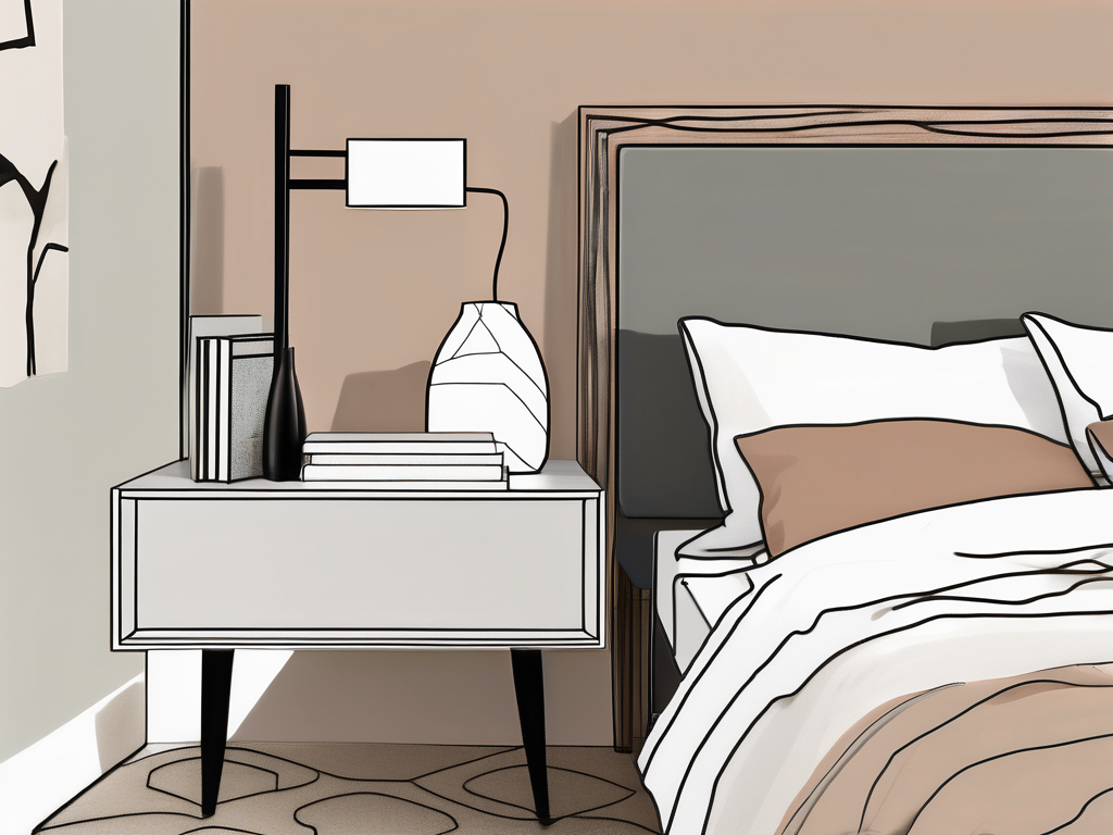 Upgrade Your Bedroom with the Stylish Monarch Double Drawer Nightstand - EQ3