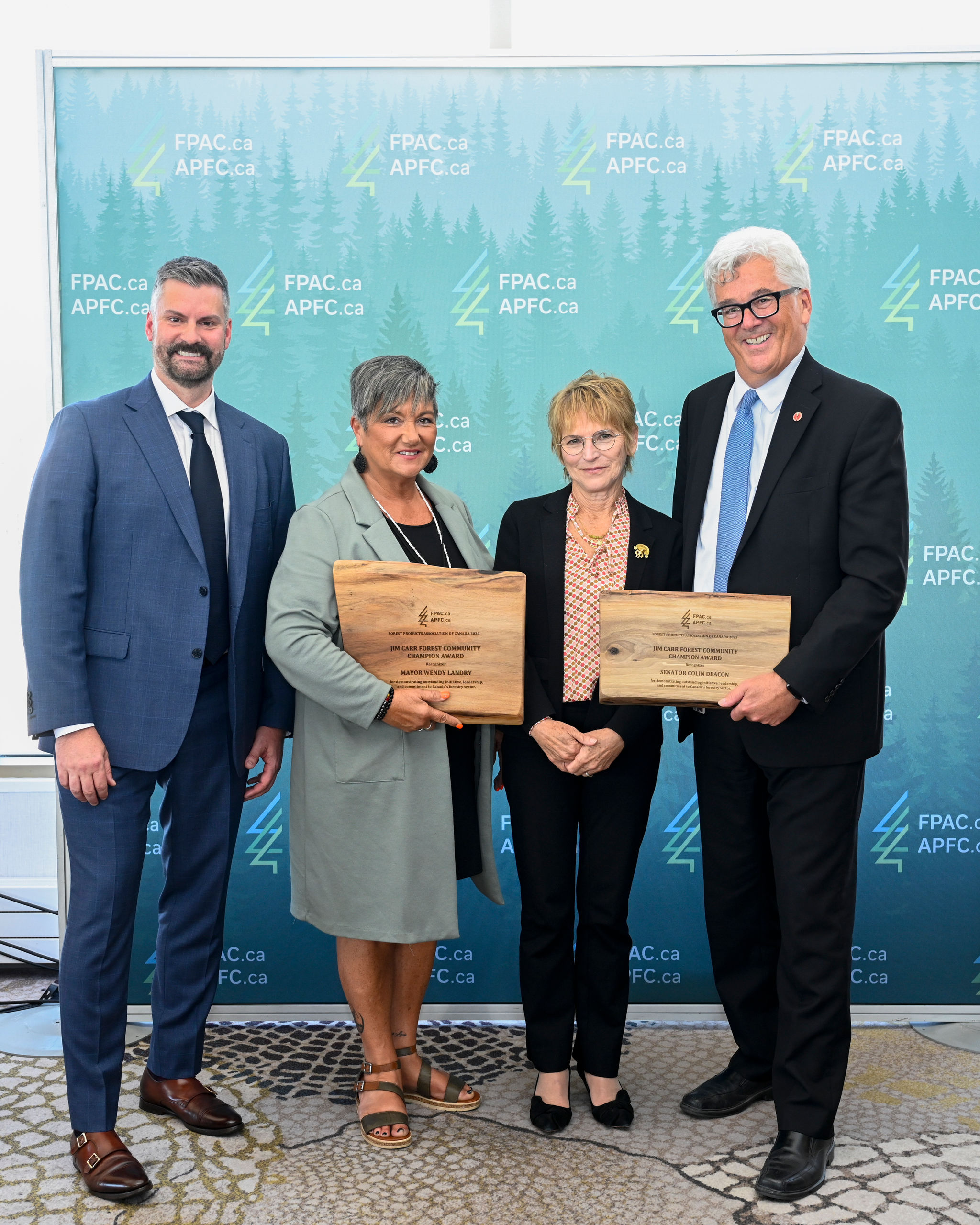 Senator Colin Deacon and Mayor Wendy Landry Awarded Jim Carr Forest ...