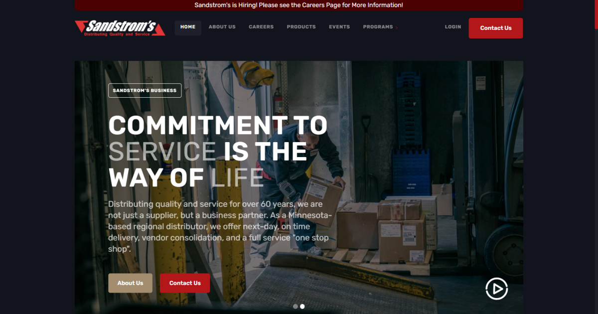 Home | Sandstroms - 60+ Years of quality and service