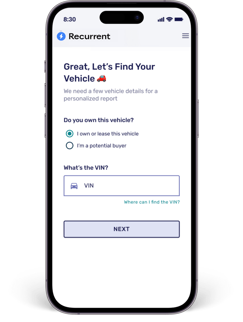 EV Battery Health & Wellness Reports for Owners