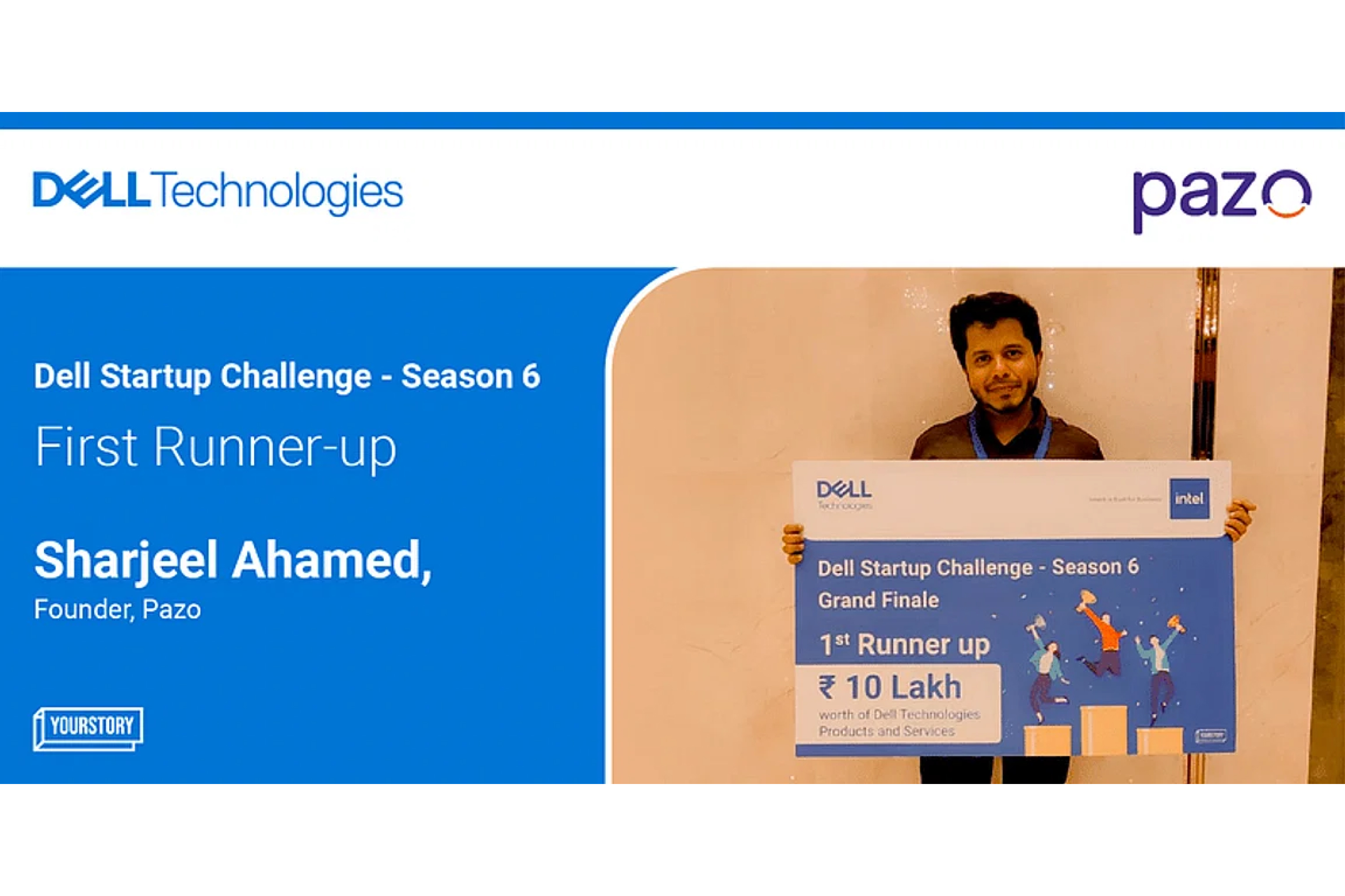 Pazo wins the DELL Startup Challenge - Season 6 (2023) Pazo